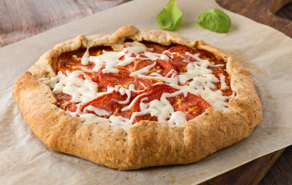 Rustic Tomato Tart in a Basil Crust | Florida Tomato Committee